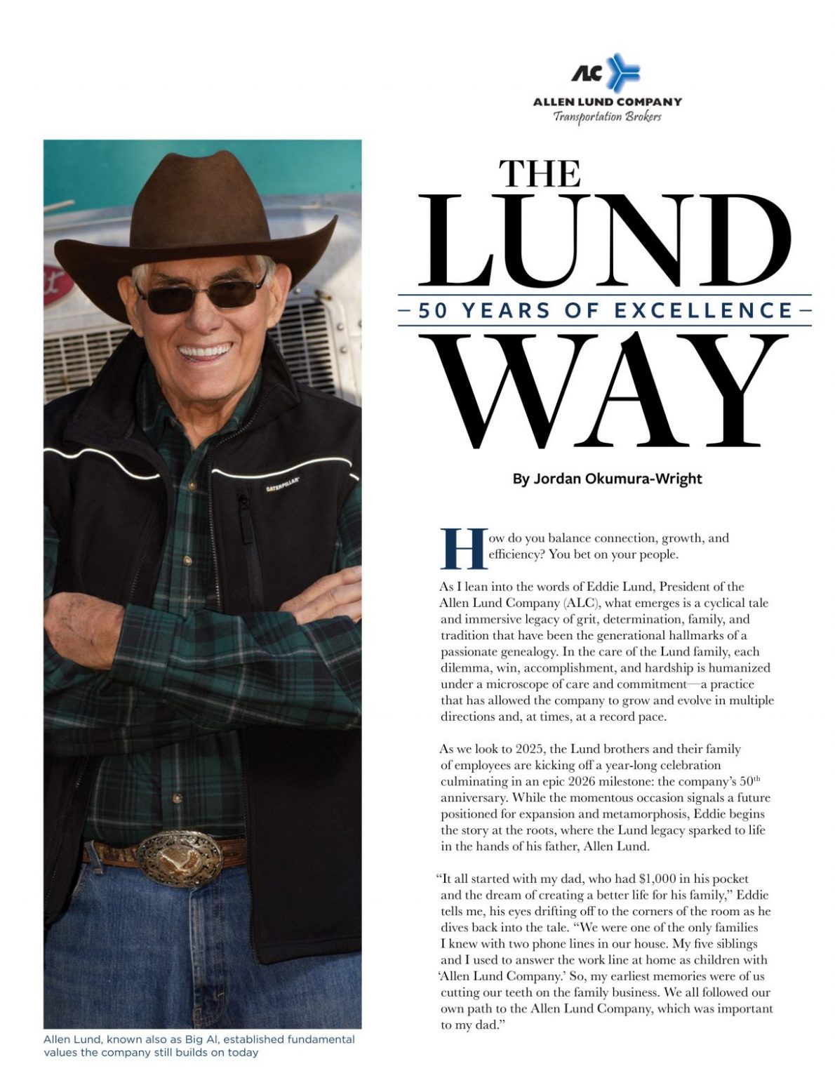 About - Allen Lund Company